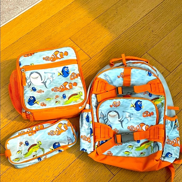 Pottery Barn Kids | Other | Pottery Barn Finding Nemo Themed Backpack ...